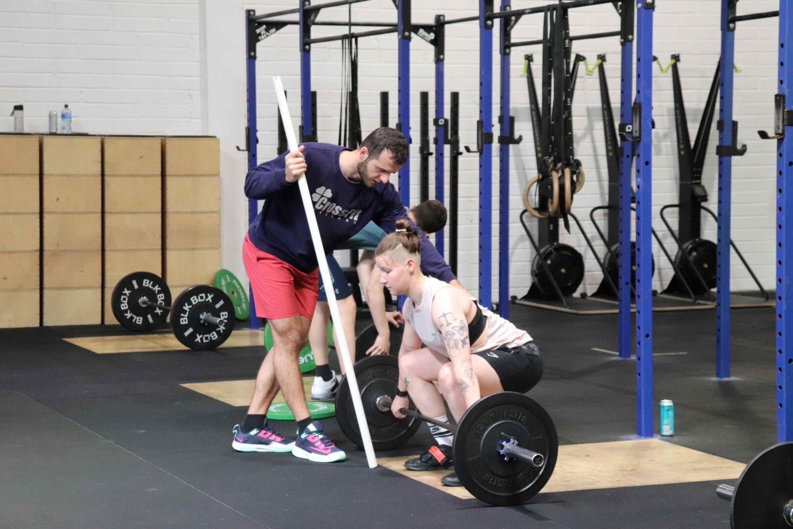 Cover the barbell with your shoulders! - CrossFit Ireland